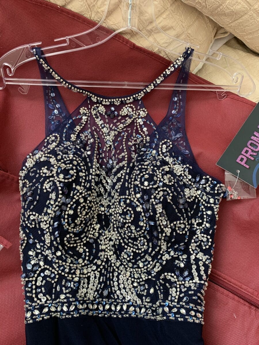 Midnight Blue Prom Dress - Prom UK Reloved