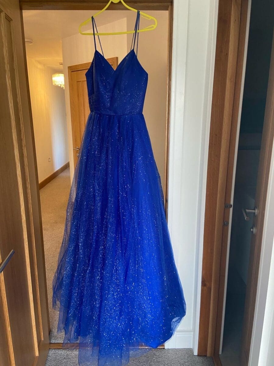 Royal Blue Sparkly Prom Dress Prom Uk Reloved